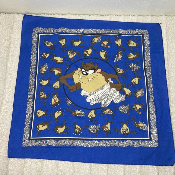Vintage | Accessories | Vintage 996 Warner Bros Looney Tunes Blue Taz ...